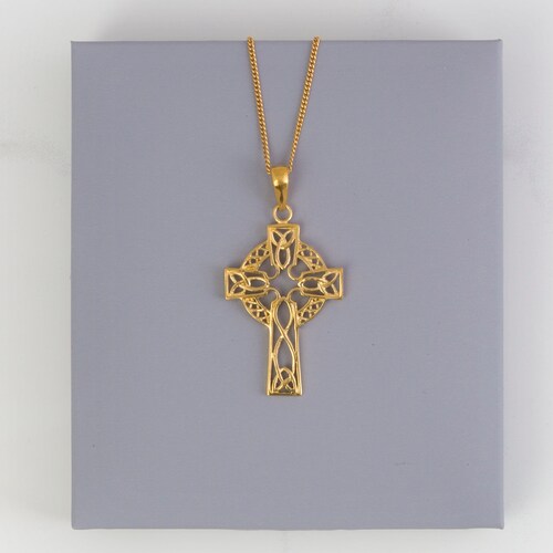 Kirk Ruthwell Celtic Cross Pendant Sterling Silver - Etsy
