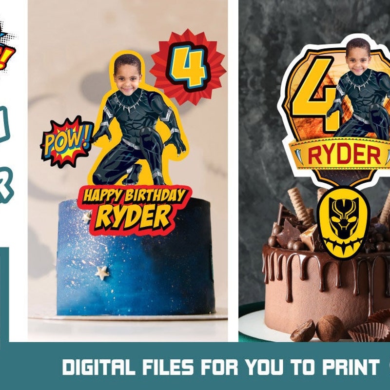 Panther Cake Topper - Etsy