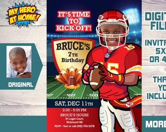 Kansas City Chiefs Party Invitation - Etsy