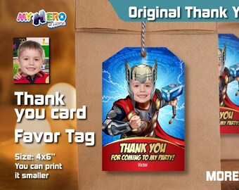 Thor Thank You Card - Etsy