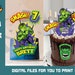 Hulk Cake Topper, Hulk Printable Cake Topper, Hulk Cake Decoration ...