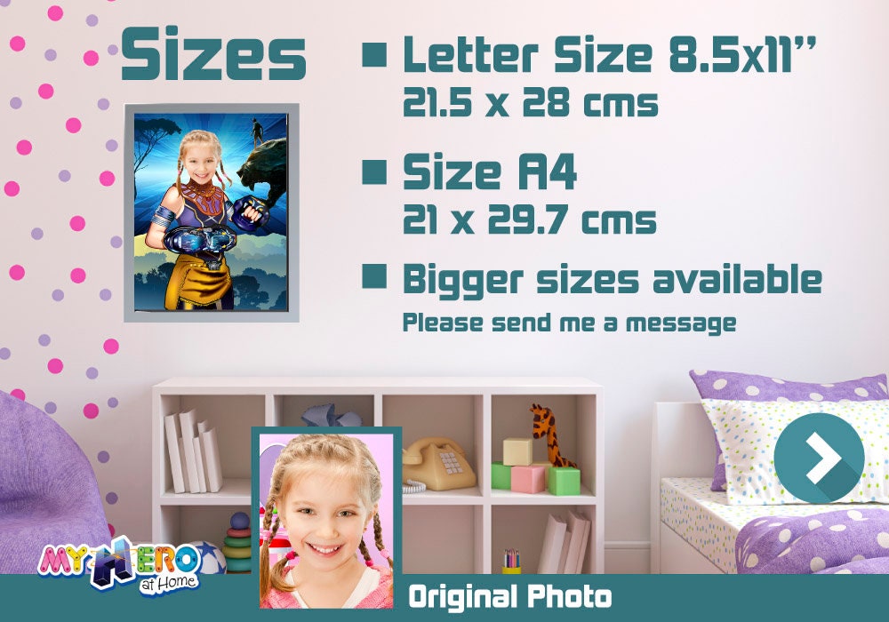 Shuri Poster With Photo, Princess Shuri Gifts, Girl Black Panther Gifts ...