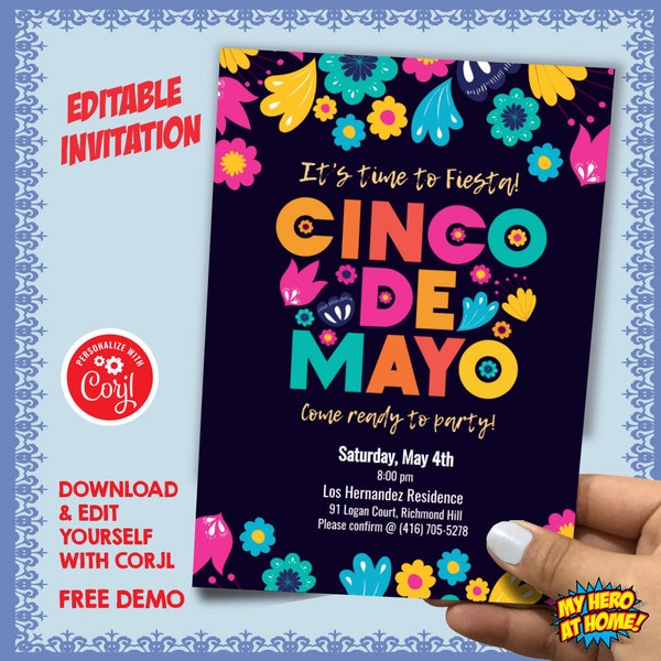 Cinco De Mayo Invite - Etsy