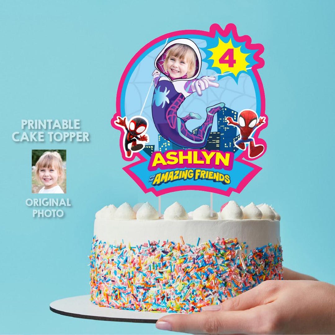Customized Gwen Stacy Cake Topper With Your Little Girl as the ...