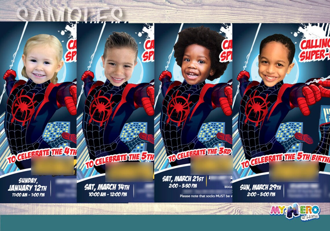 Miles Morales Birthday Invitation Miles Morales Party Miles - Etsy