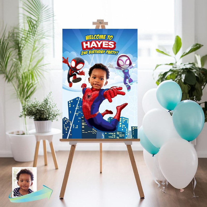 Spidey Name Room Sign - Etsy