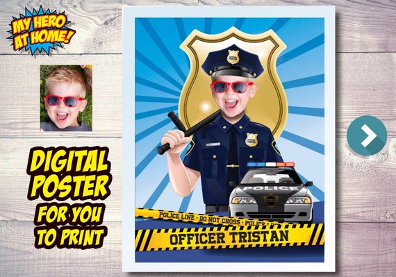 Police Poster, Police Decoration, Police Room Decor, Police Gifts ...