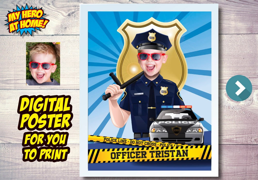 Police Poster Police Decoration Police Room Decor Police | Etsy