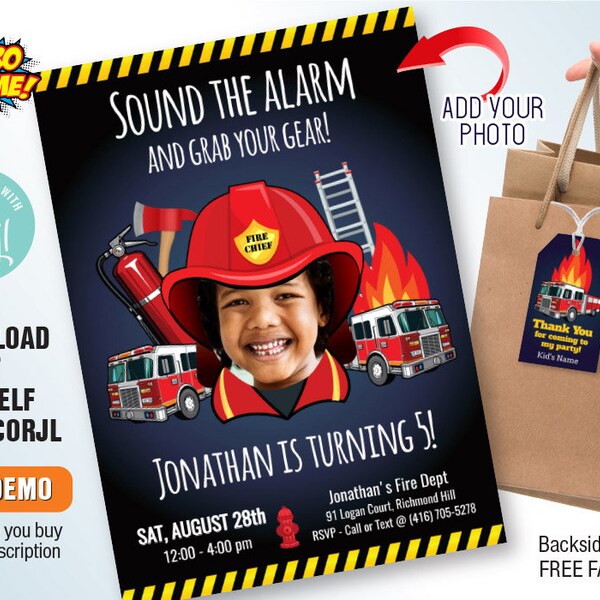 Fireman Themed Party - Etsy