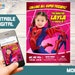 Spider-girl Birthday Invitation, Spider-woman Birthday, Spider-girl ...