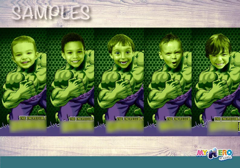 Personalized Hulk Valentines Card With Photo, Smashing Valentine's Day ...