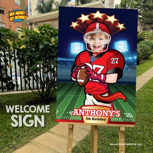 Custom Football Poster, Football Poster With Photo, Custom Football ...
