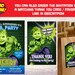 Hulk Pool Party Invitation Hulk Pool Party Birthday Hulk - Etsy Canada
