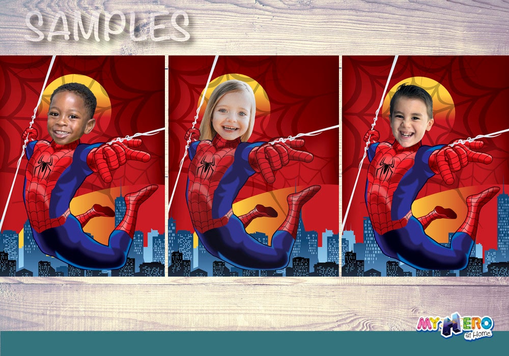 Spider-man Poster Spider-man Wall Spider-man Party Decor - Etsy