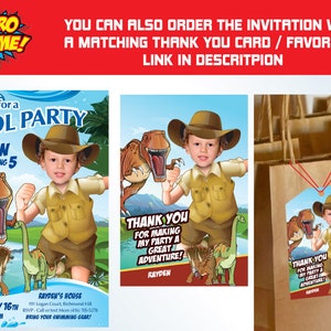 Dinosaurs Pool Party Invitation, T-rex Pool Party, Dinosaurs Adventure ...