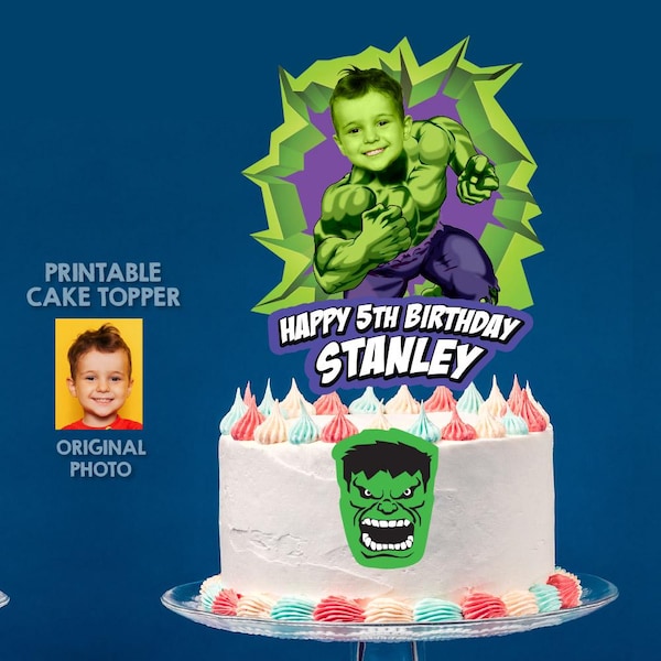 Hulk Cake Topper - Etsy