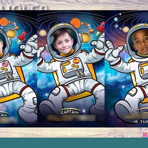 Astronaut Poster With Photo, Custom Astronaut Gifts, Astronaut Decor ...