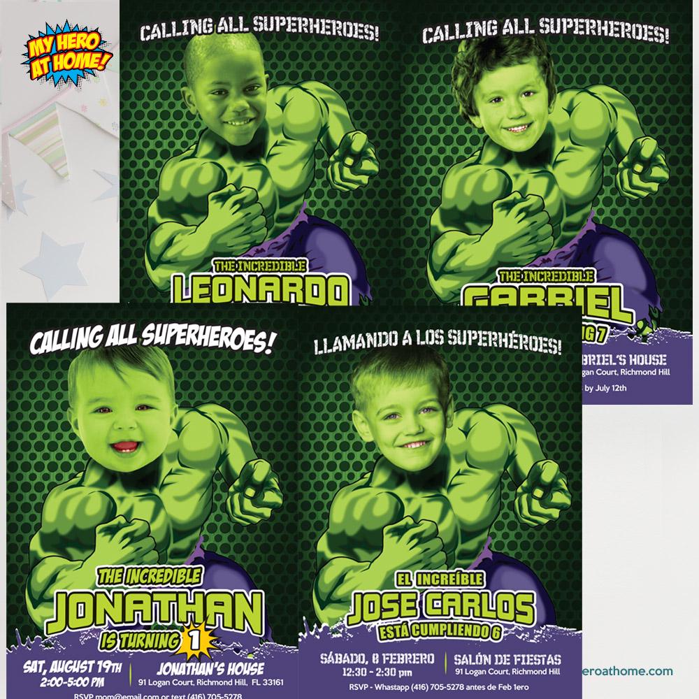 Hulk Thank You With Photo, Hulk Thank You Tag, Hulk Favor Tags With ...