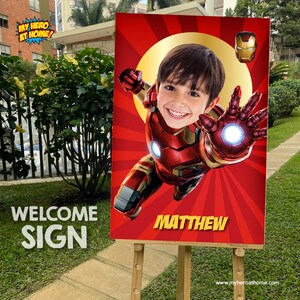 Iron Man Photo Poster, Ironman Gifts With Photo, Custom Iron Man ...