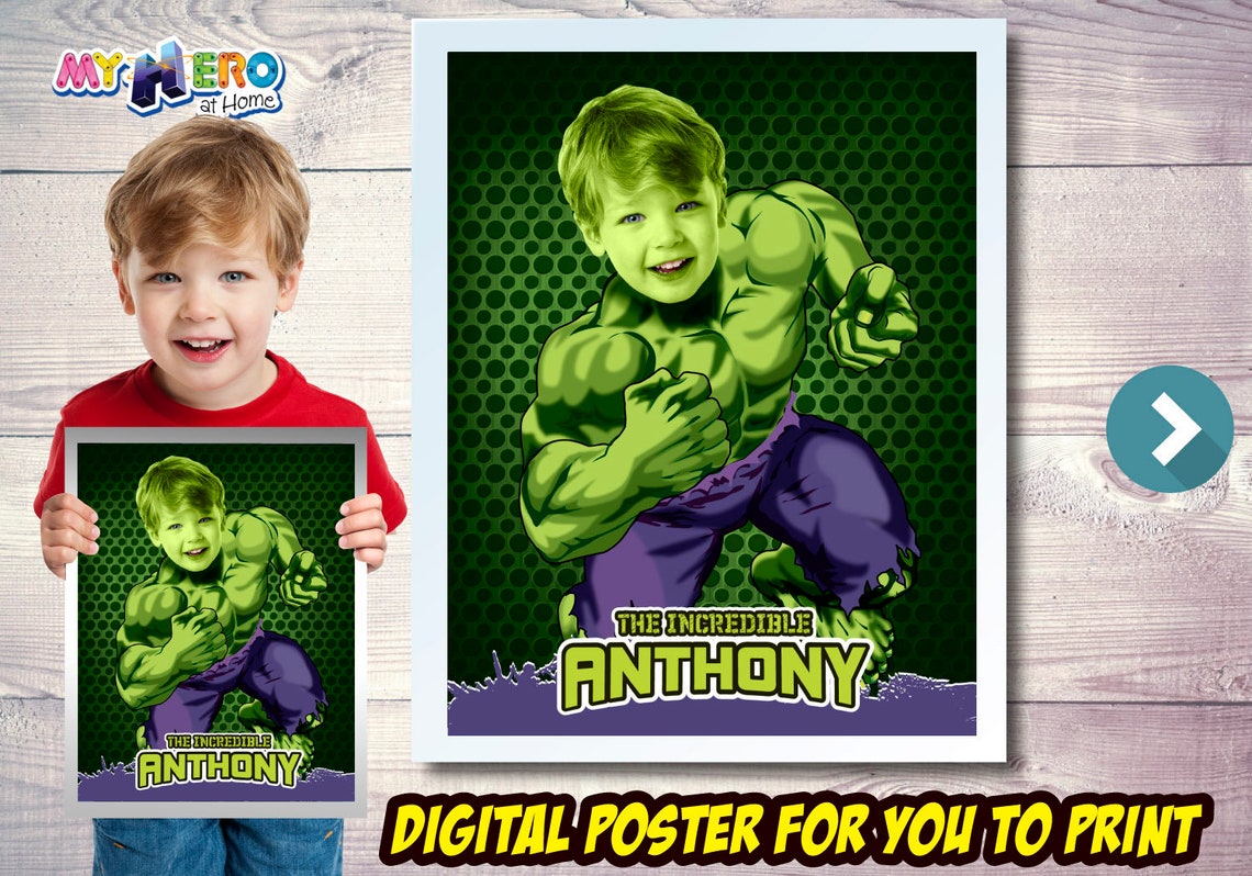 Hulk Poster Hulk Room Decor Hulk Wall Decor Hulk Art - Etsy