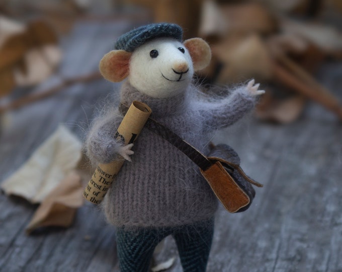 Woolen Mouse , Mouse With a Bag , Mouse With a Newspaper , Autumn ...