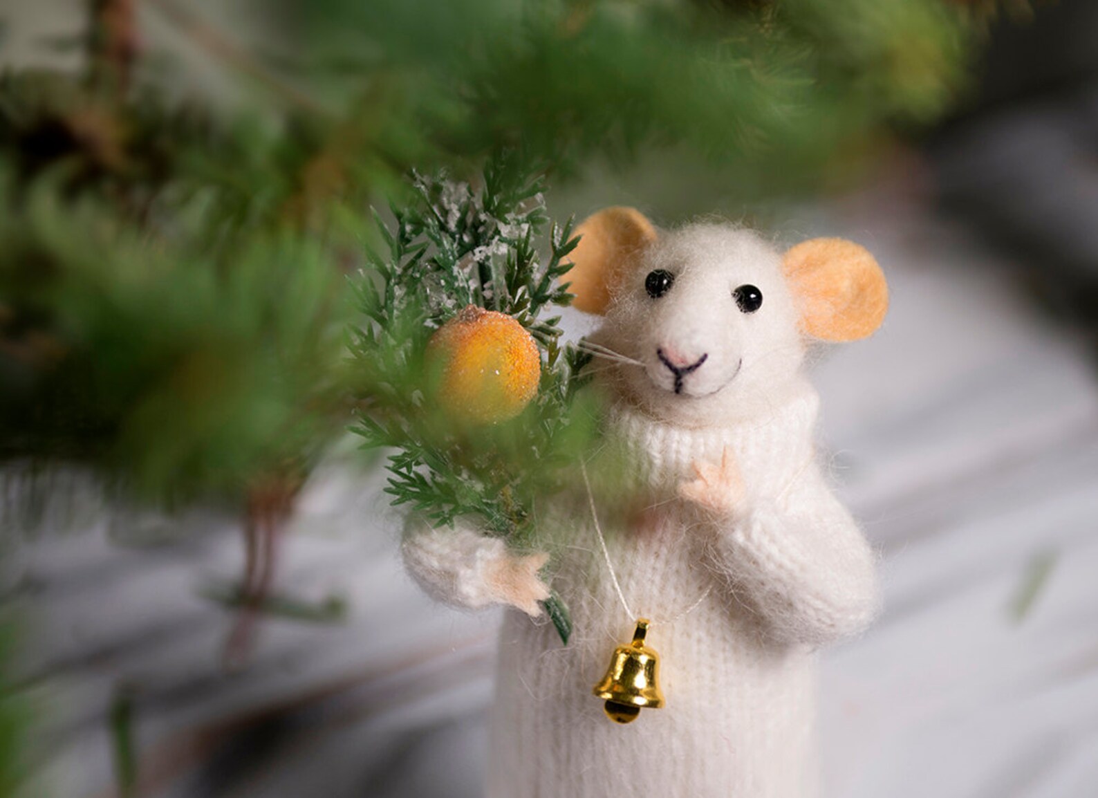 Needle Felted Mouse , Woolen Mouse , Art Doll , Waldorf Animal , Eco ...
