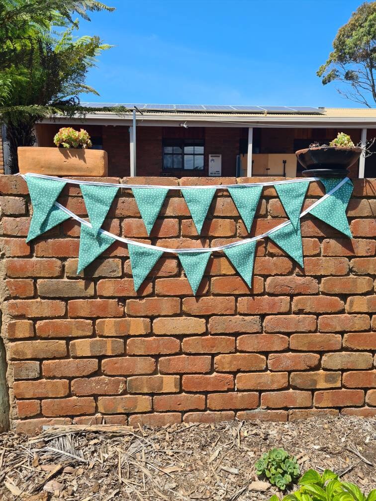 Vintage inspired floral bunting. Bright Bunting 3 metres. | Etsy