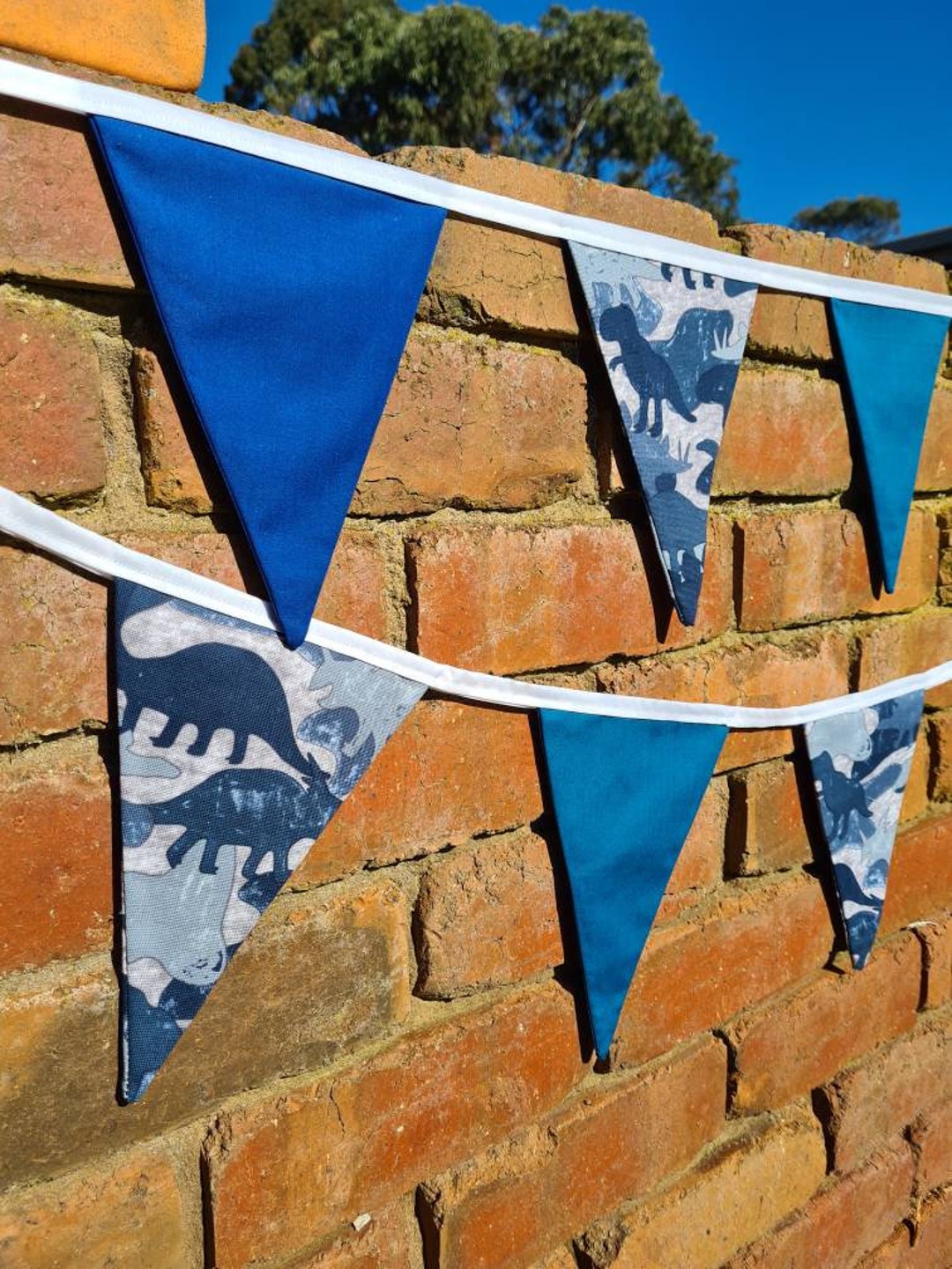 Dinosaur Bunting. Dinosaur Decoration. Double Sided Bunting. 3m - Etsy