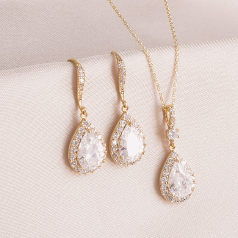 Bridal Jewelry Set - Etsy
