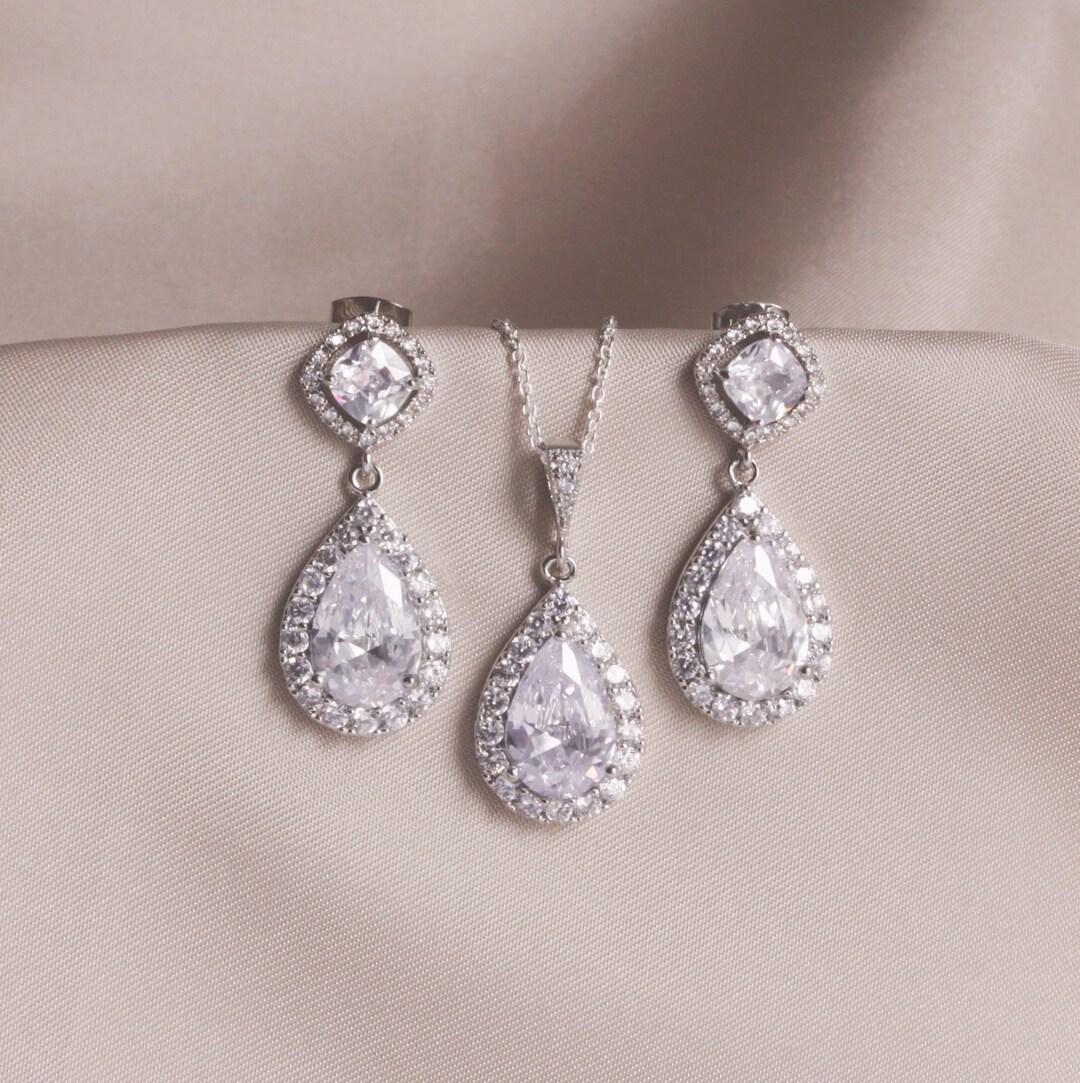 Wedding Jewelry for Brides Wedding Jewelry Set for Bride - Etsy
