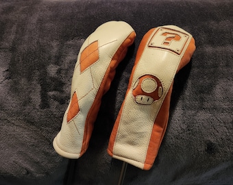 DIY Leather Golf Club Headcover Patterns PDF Download Driver/fairway ...