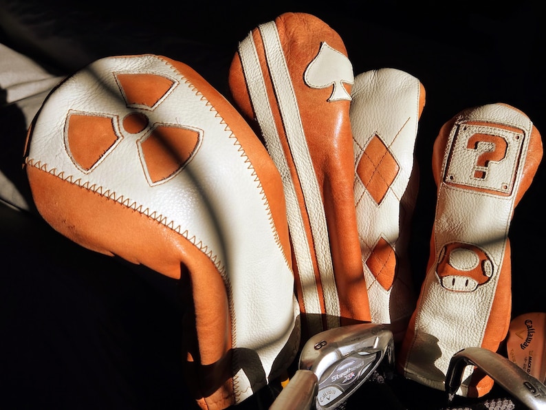 DIY Leather Golf Club Headcover Patterns PDF Download Driver/fairway ...