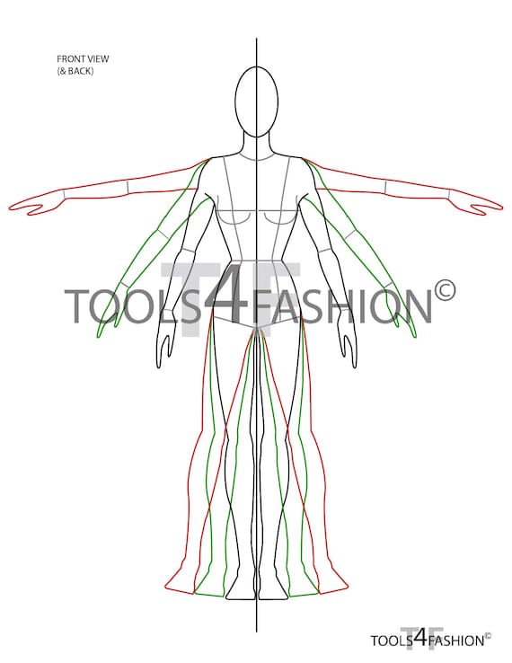 Fashion Technical Flat Template