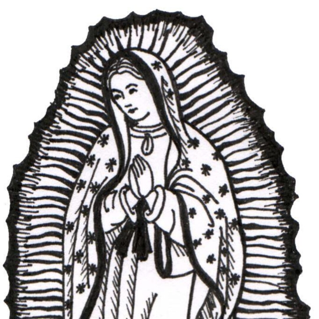Our Lady of Guadalupe Rubber Stamp - Etsy