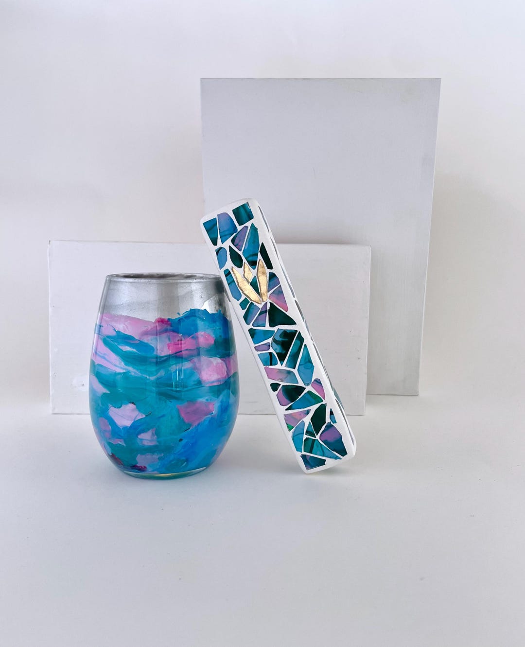 Chuppah Glass Mezuzah Kit, Jewish Wedding Ritual, Breaking Glass - Etsy
