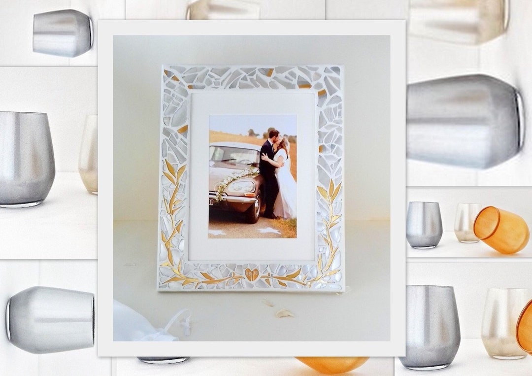 Wedding Breaking Glass, Chuppah Ceremony, Decorative Glass Shards Frame ...