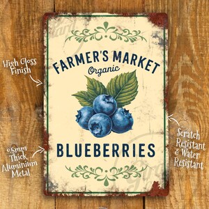 Fruit Metal Kitchen Sign Home Wall Decor Metal Wall Door Signage ...