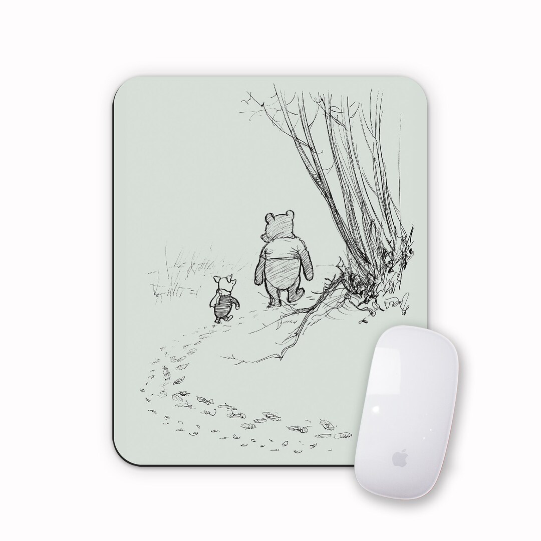 Winnie the Pooh Mouse Mat Mouse Pad Classic E H Shepard Illustration PC ...