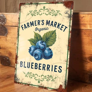 Fruit Metal Kitchen Sign Home Wall Decor Metal Wall Door Signage ...