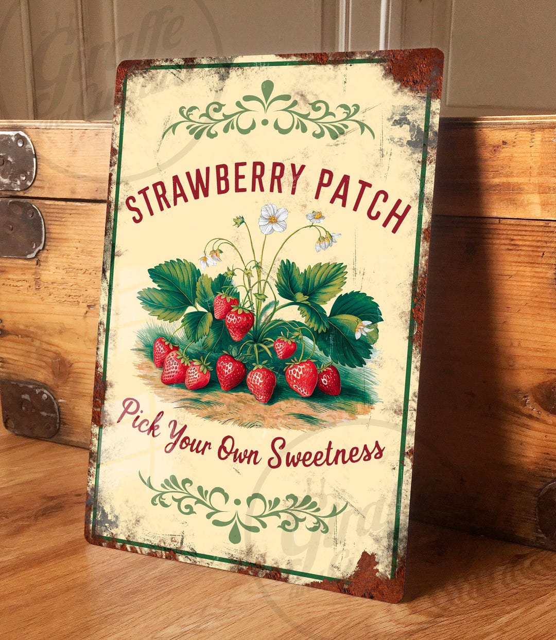 Fruit Metal Kitchen Sign Home Wall Decor Metal Wall Door Signage ...