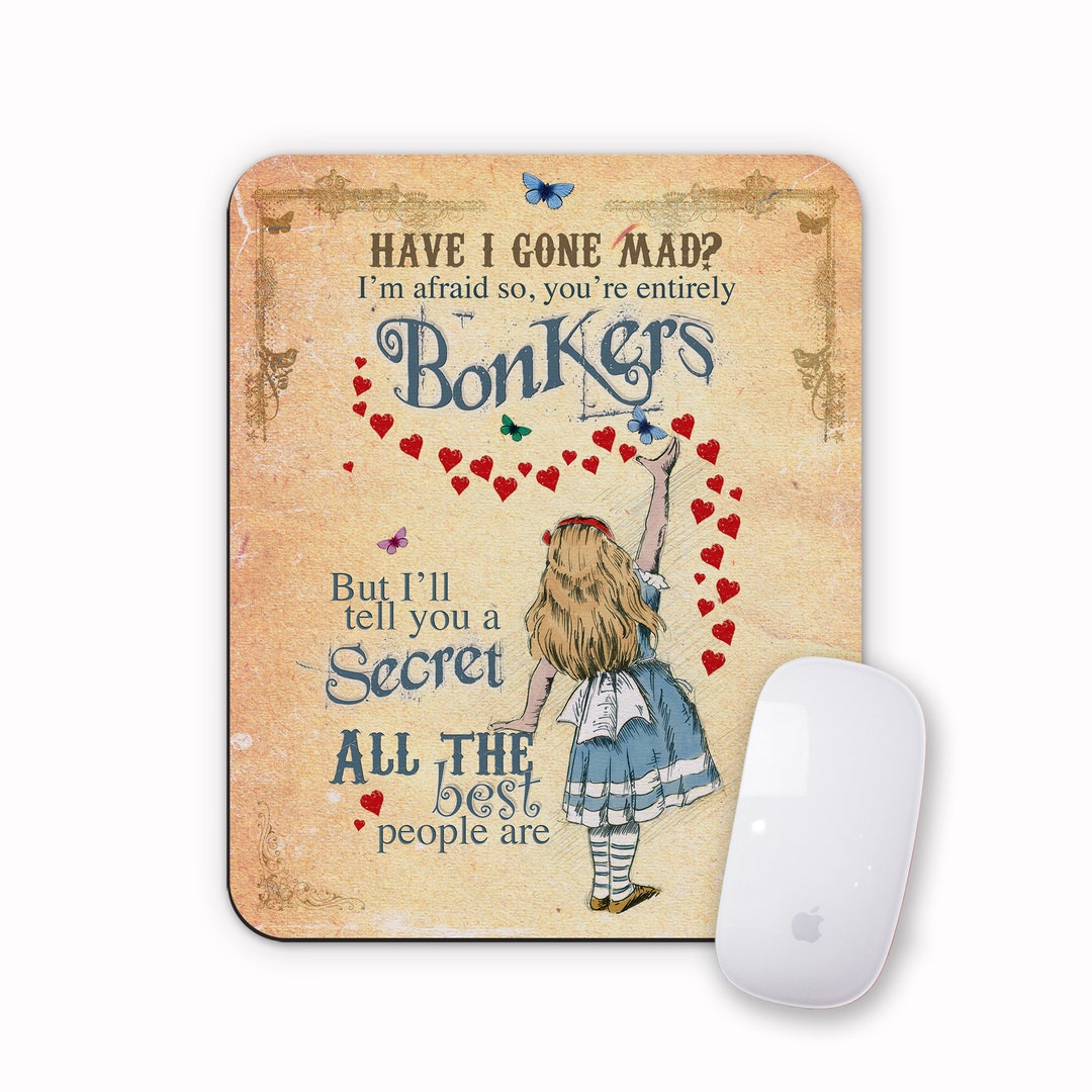 Alice's Adventures in Wonderland Office Mousepad Mousemat, Classic ...
