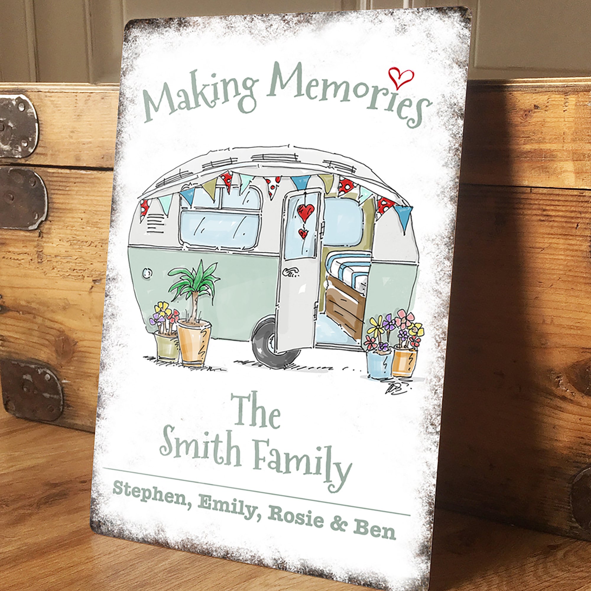 Personalised Caravan Camping Metal Sign Wedding Gift | Etsy