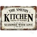 Personalised Kitchen Sign Metal Wall Door Signage - Galley Room Vintage ...