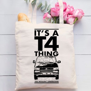 Transporter T4 Camper Van Tote Bag - Vdub Shopping Bag Accessory - It's ...