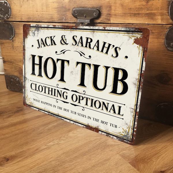 Hot Tub Signs - Etsy