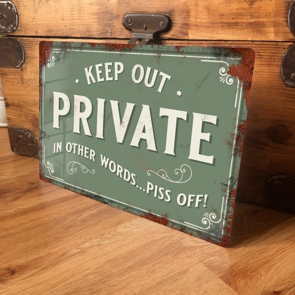Keep Out Sign - Etsy UK