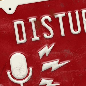 Do Not Disturb Recording Sign Man Cave Bedroom Door Wall Sign Home ...