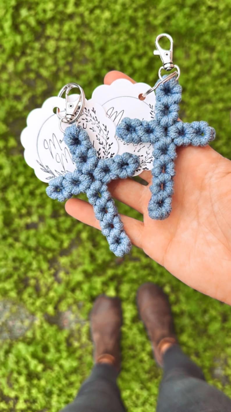 Cross Faith Keychain / Bag Charm - Etsy