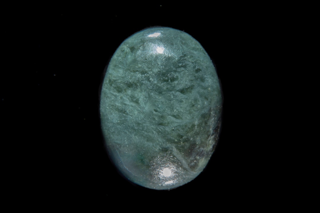 American-mined Blue/green Nephrite Calibrated Cabochons | Washington ...