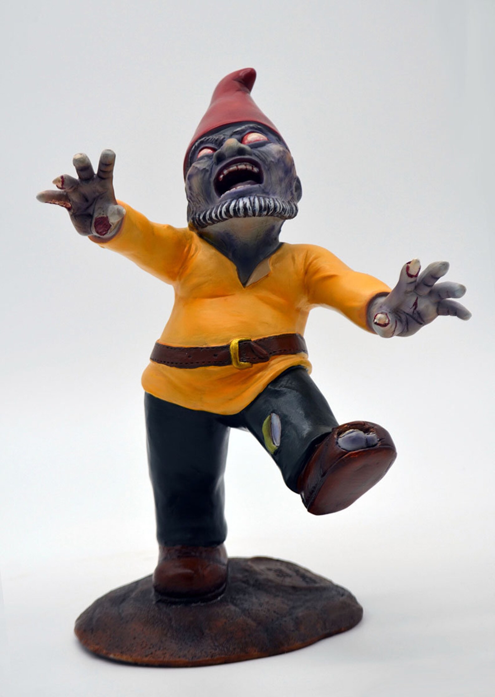 Evil Gnomes: Gnawey the zombie gnome | Etsy